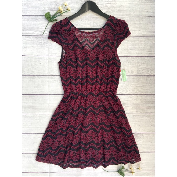 Joe Boxer | Dresses | Joe Boxer All Over Lace Short Sleeve Dress | Poshmark